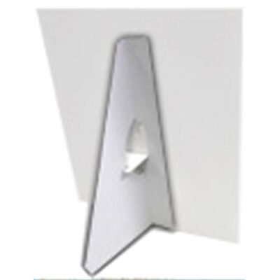 Single Wing Easel Back - 12" White 25/pack - LaminationKing.com